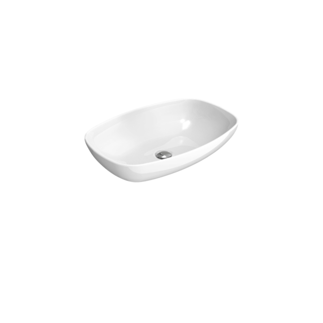 Basins without tap ledge NUDASLIM 60 - Ceramica Flaminia