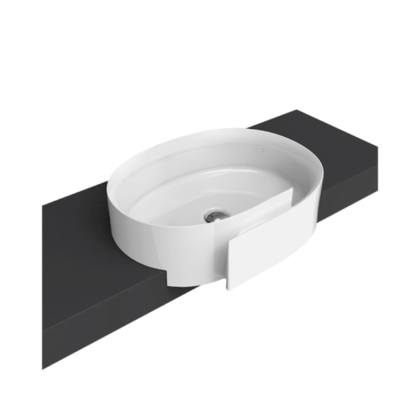 Basins without tap ledge ROLL 56 - Ceramica Flaminia
