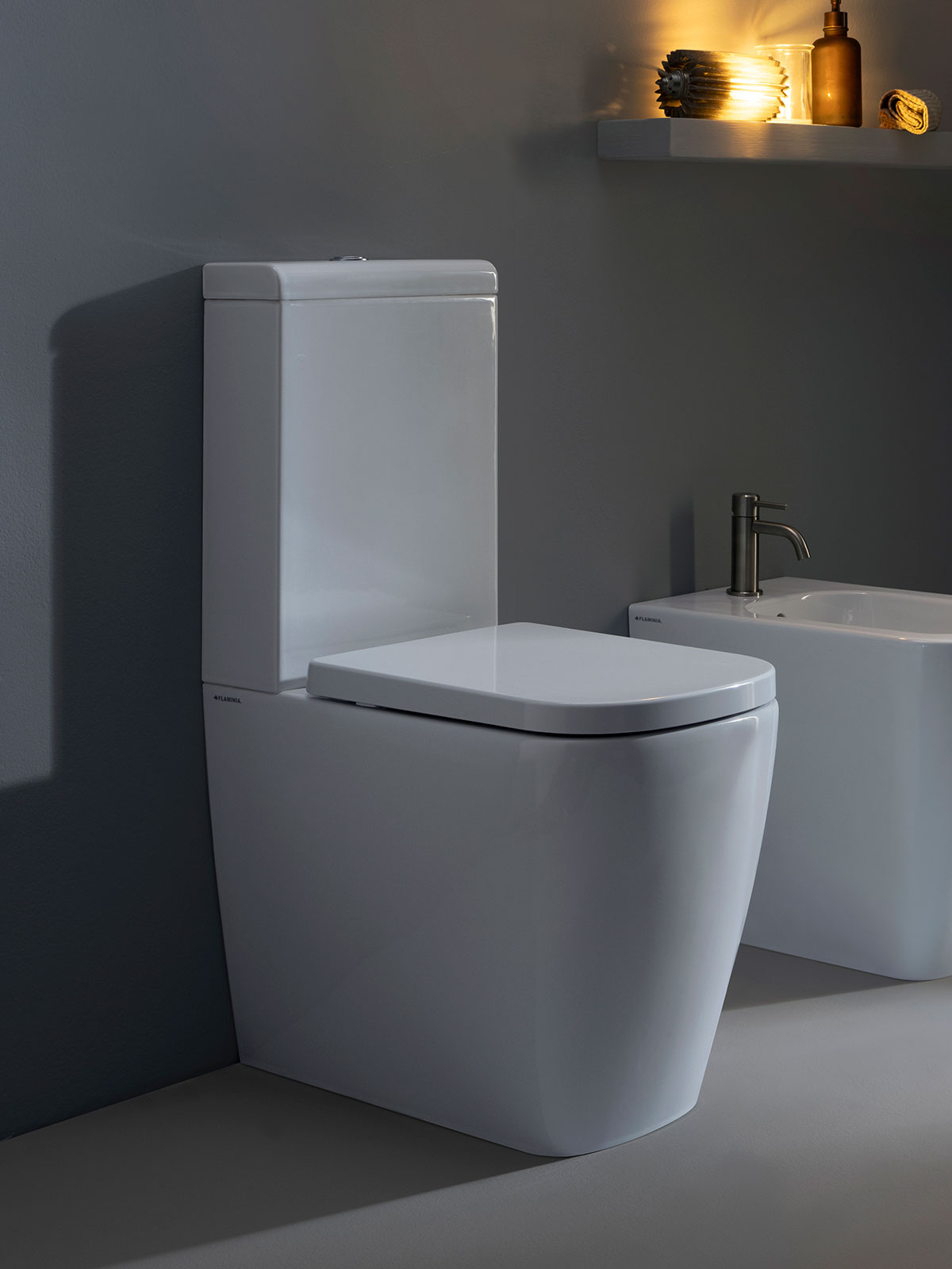 monoblock, Wc gosilent, Plus System PLAY PLUS gosilent - Ceramica Flaminia